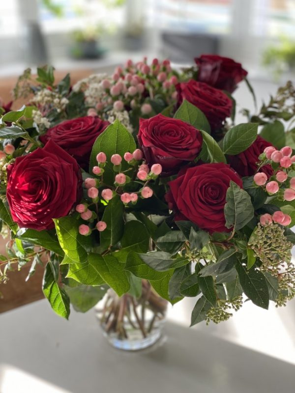 Luxury Red Rose Bouquet | The Brighton Flower Company