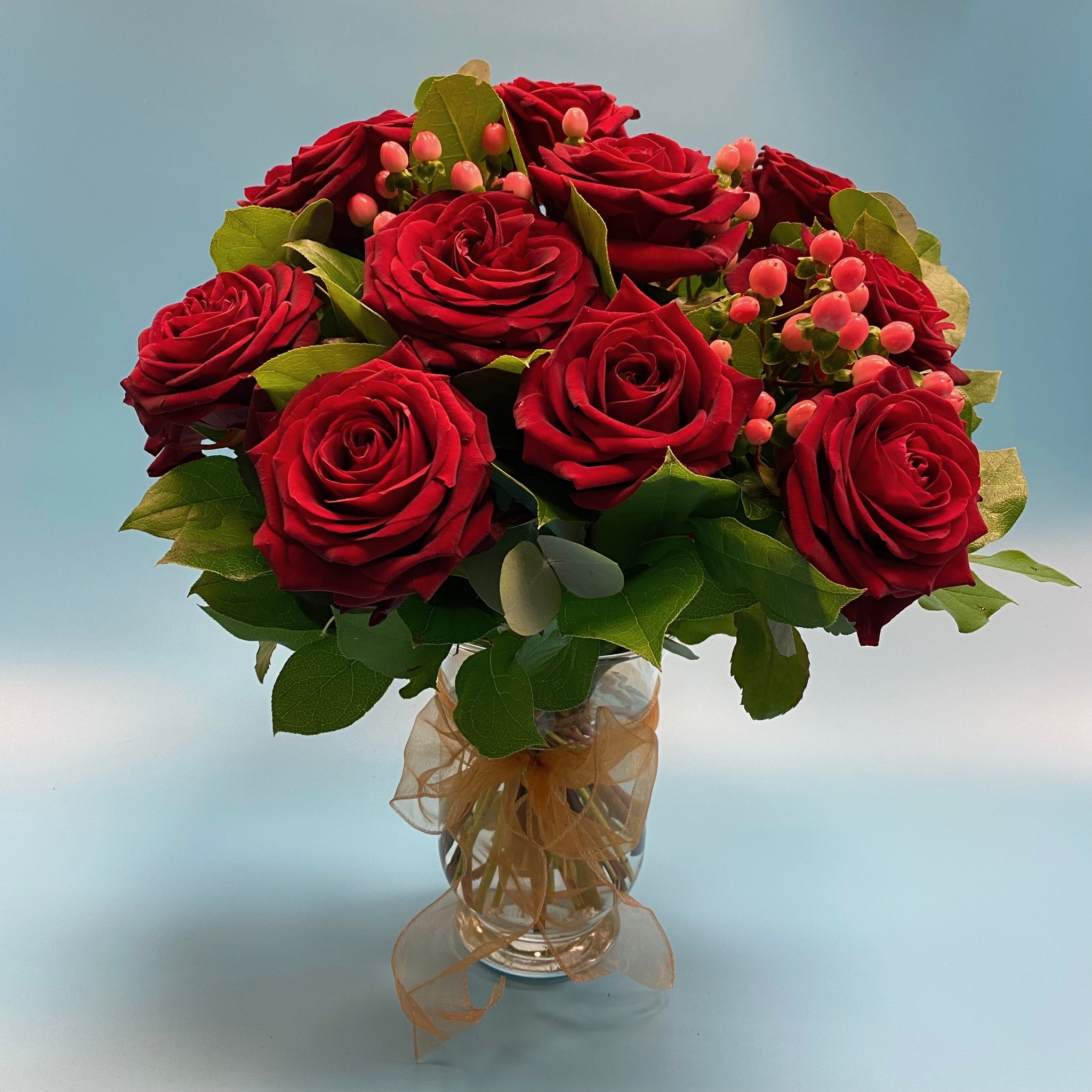 Beautiful Red Rose Flower Bouquet