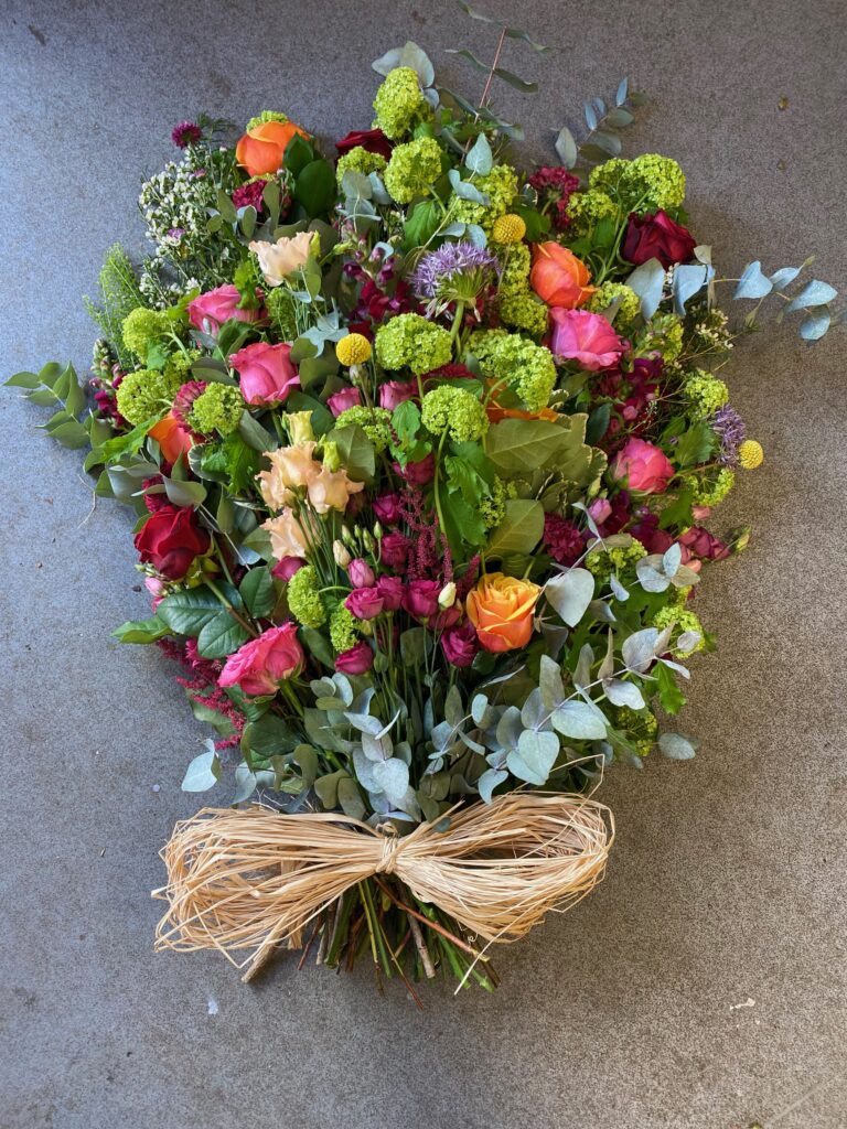 Eco- Friendly Hand Tied Funeral Sheaf | Brighton Flower Co
